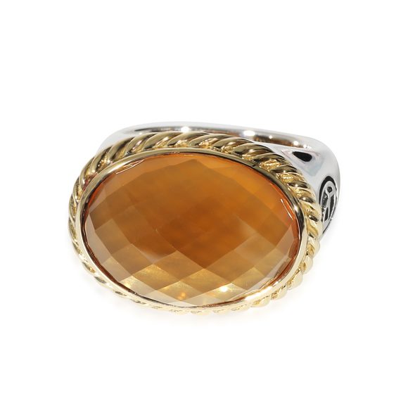 David Yurman | Bags | David Yurman Citrine Ring In Sterling Silver 8k ...
